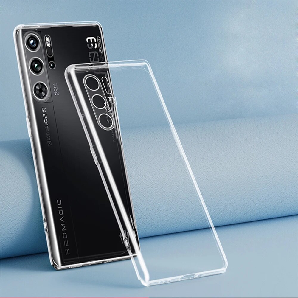Ультратонкая мягкая прозрачная задняя крышка для ZTE nubia Red Magic 9 9S Clear, Red Magic 9 9S Pro