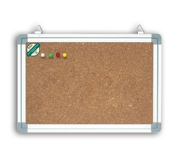 *Доска(INDEX) Пробковая информационная (90*120см, в алюмин. рамке) (IWB-404)