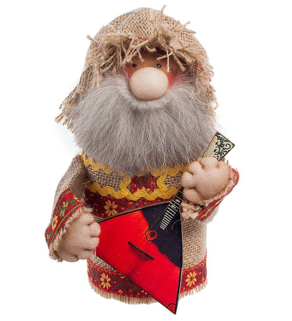 Матрешка-шкатулка "Кузьмич с балалайкой" A2087415 Народные промыслы, Текстиль