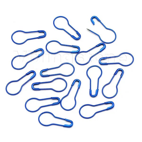 Металлические булавки для вязания 100 шт. Синий, 02