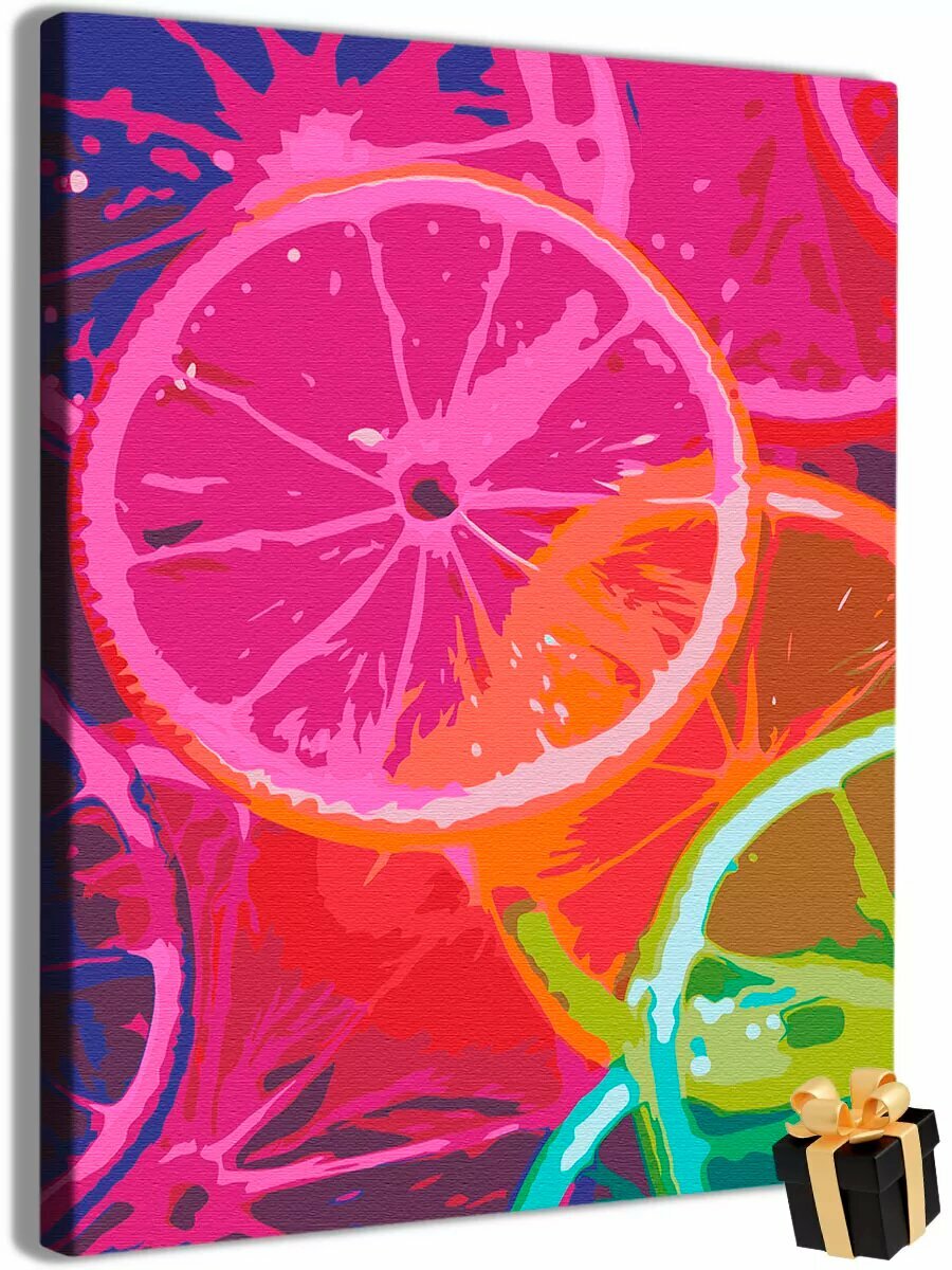 Картина по номерам Дольки апельсина