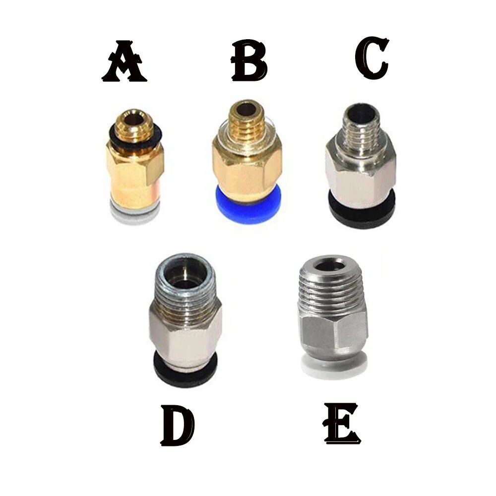 Фитинги для 3D-принтера TWO TREES PC4 M6 A KJH04-M6, 10pcs