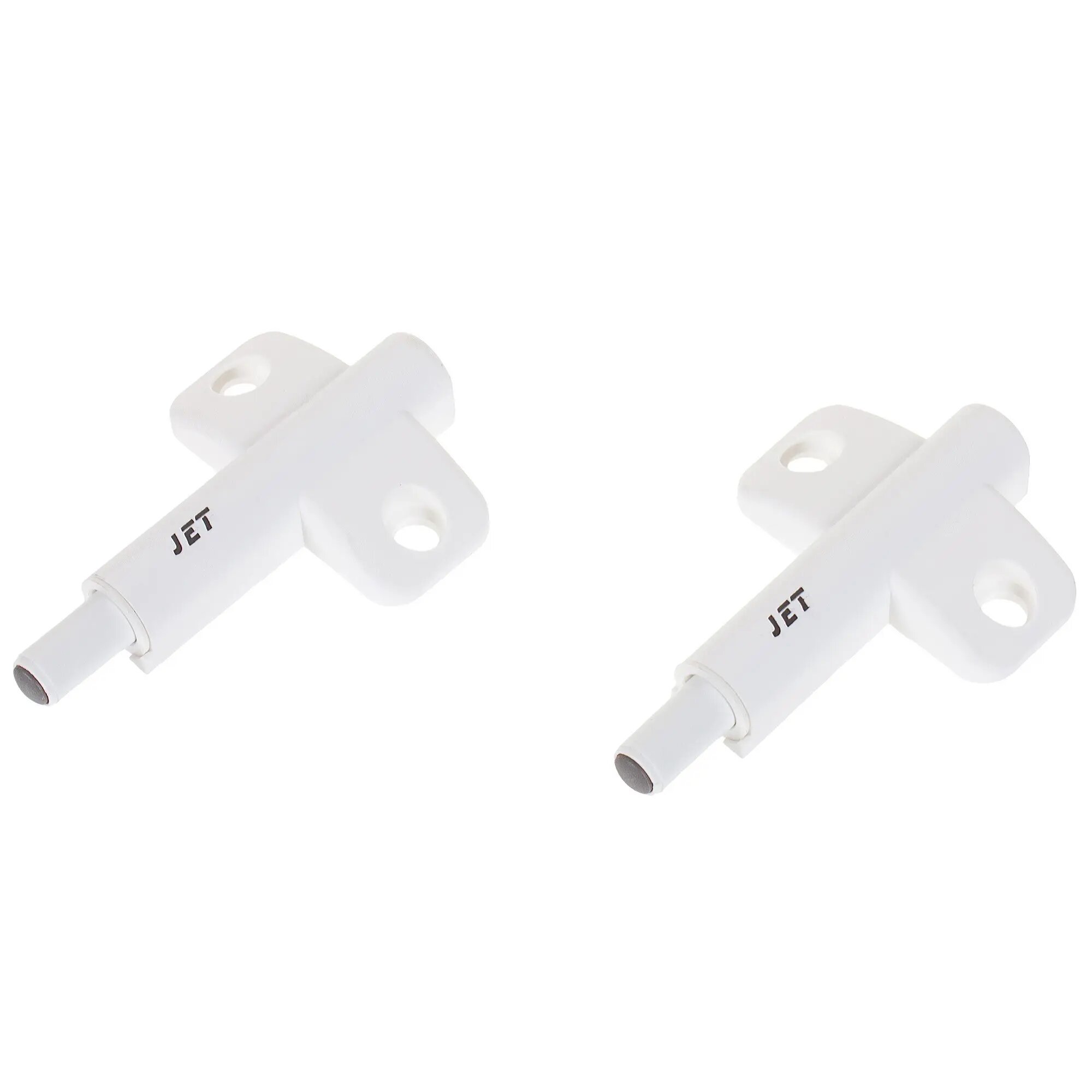 Демпфер разборный 12 мм из пластика белого цвета, комплект 2 шт для монтажа и фиксации