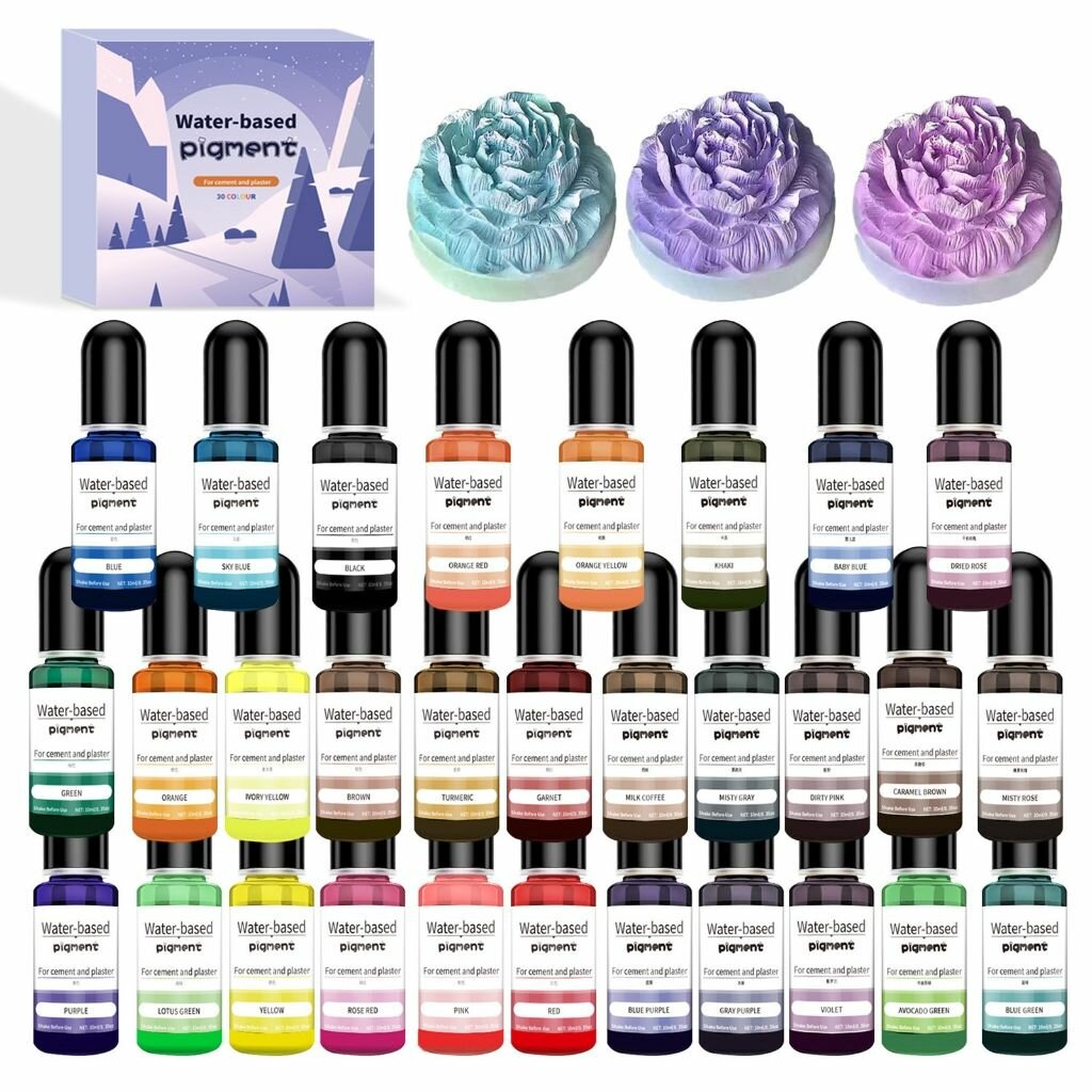 30цветная цветная эссенция на водной основе для окрашивания гипса