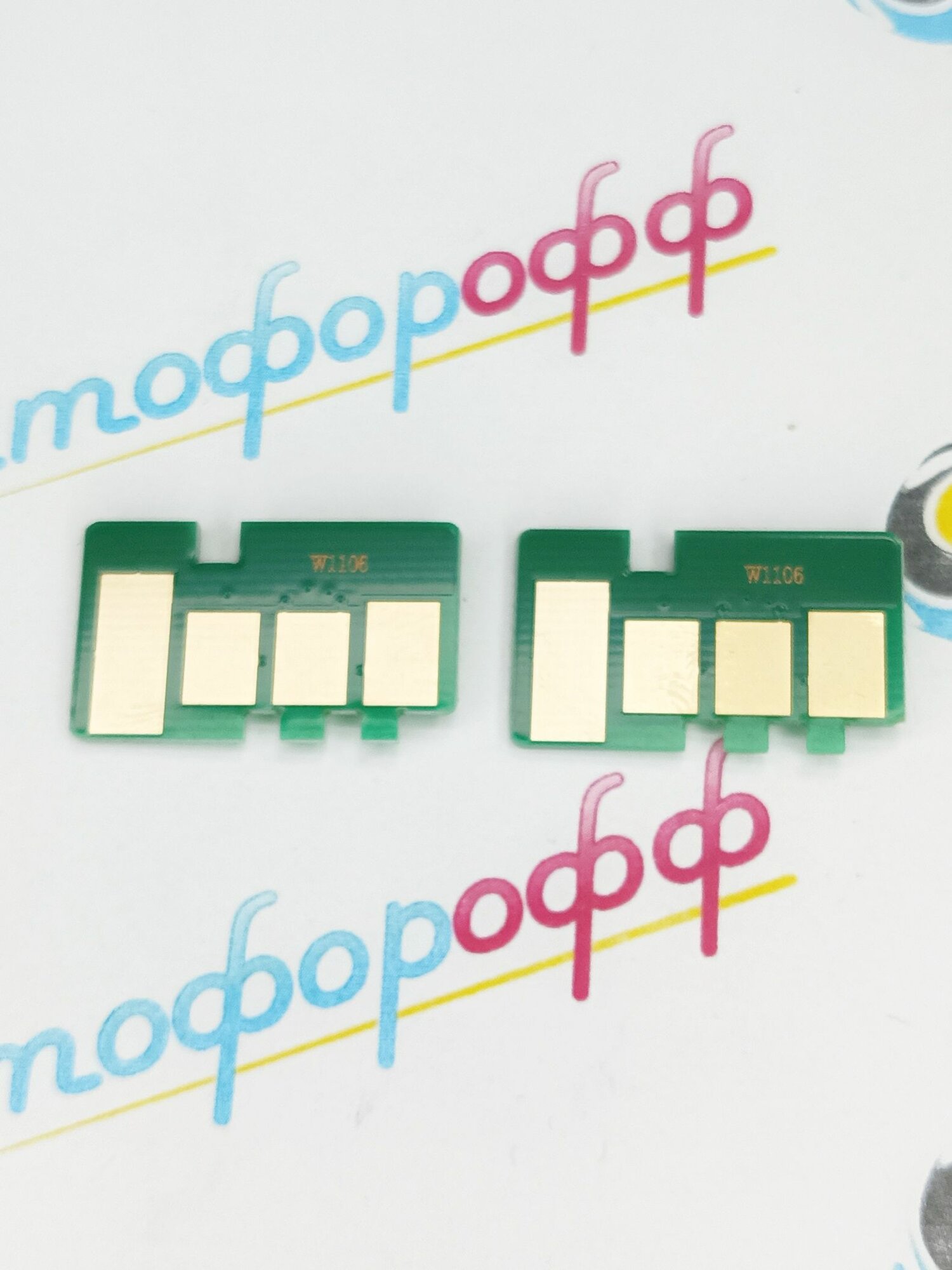 Чип для картриджа (2шт) HP W1106A (4K) Laser-107/135/137 совместимый