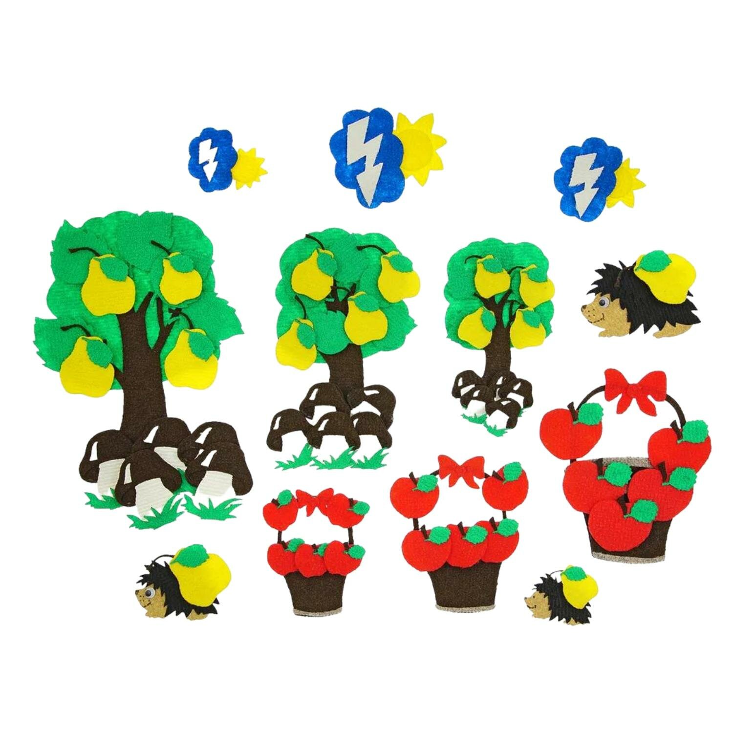 Развивающая игра liplip "Три дерева" с игровым полем, ковролин (LIP1049)