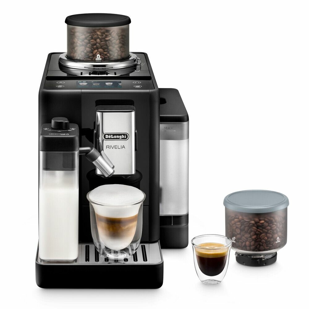 Кофемашина DeLonghi EXAM440.55. B, сенсорная, черная