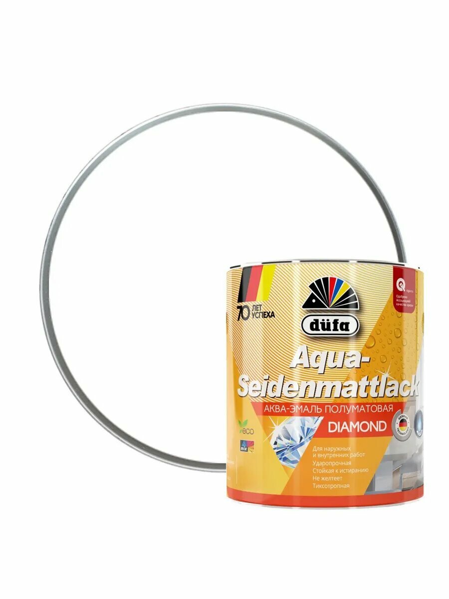 Аква-эмаль 0,75 л белая (база 1)