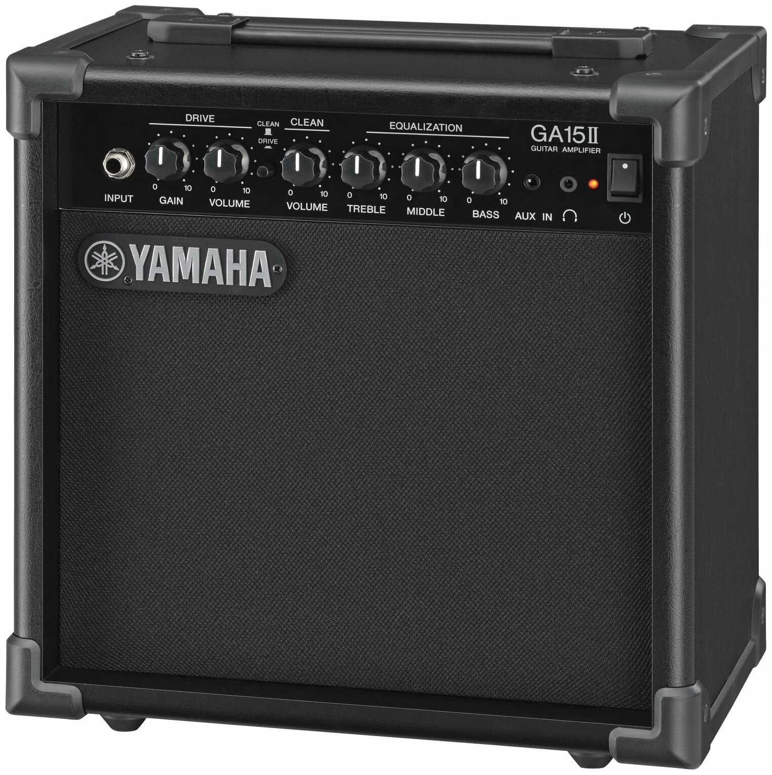 YAMAHA GA 15 II - гитарный комбо, 15 Вт, 1x6,5”, 3-пол. экв, вход AUX, выход для наушников