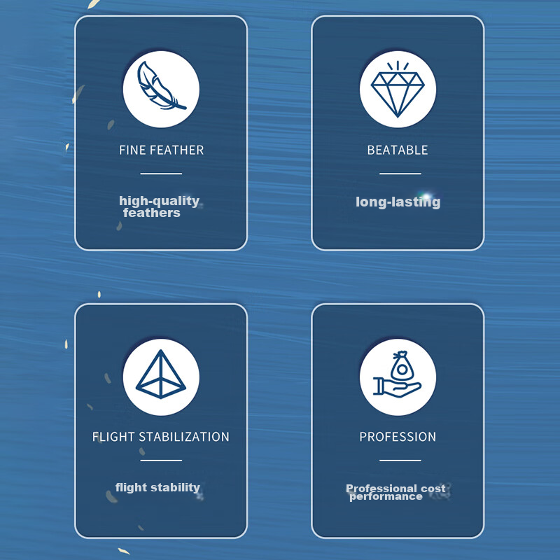 Kumpoo Professional Durable Flying Stable Competition Training Shuttlecock, Yinhe 4 Model, 6-Pack (77 Speed)