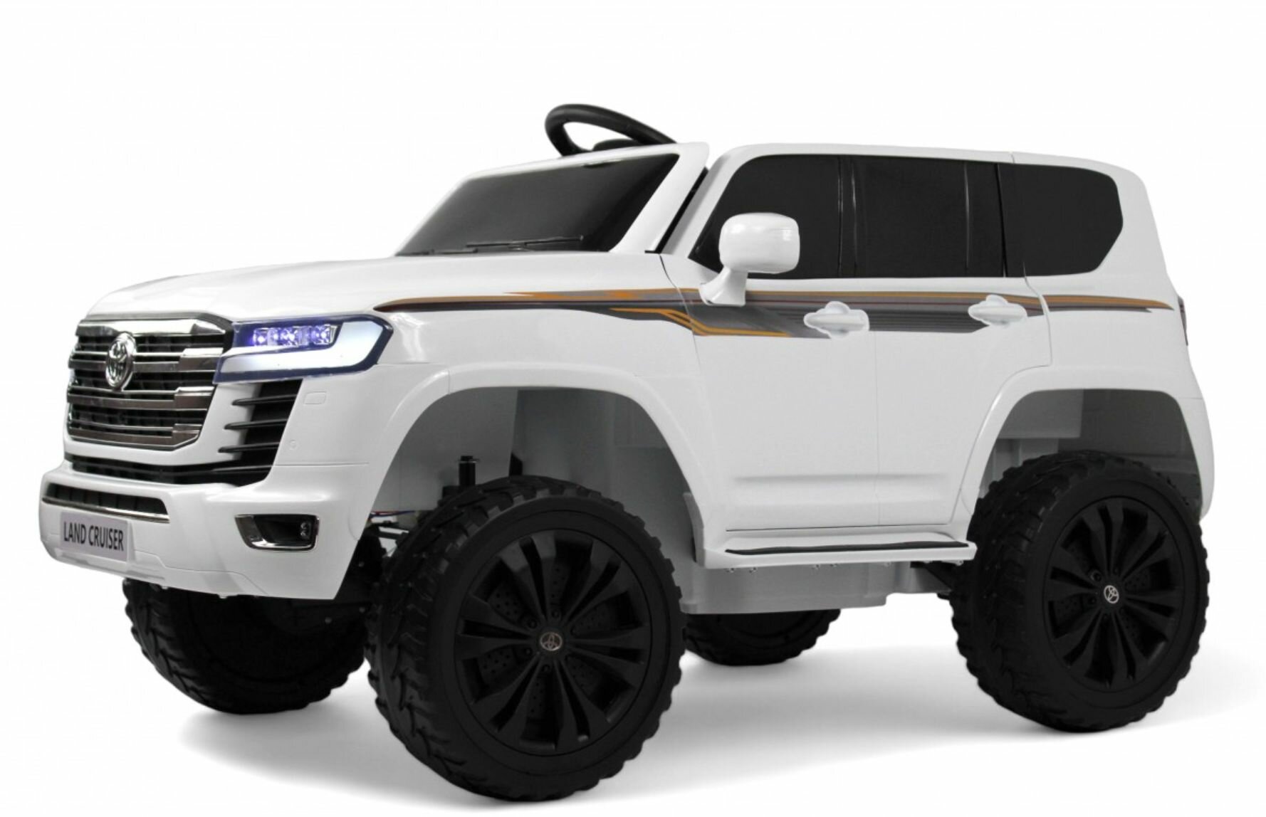 Детский электромобиль RiverToys Toyota Land Cruiser 300 L999LL с дистанционным управлением белый