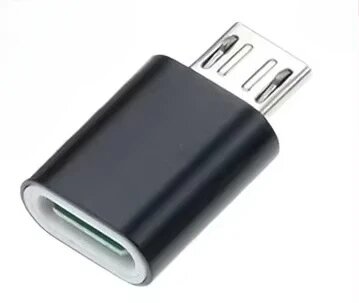 Разъем USB типа C «мама» к разъему Micro USB «папа» Тип-C Адаптер зарядного устройства Micro USB V8 Преобразователи передачи данных для зарядки black