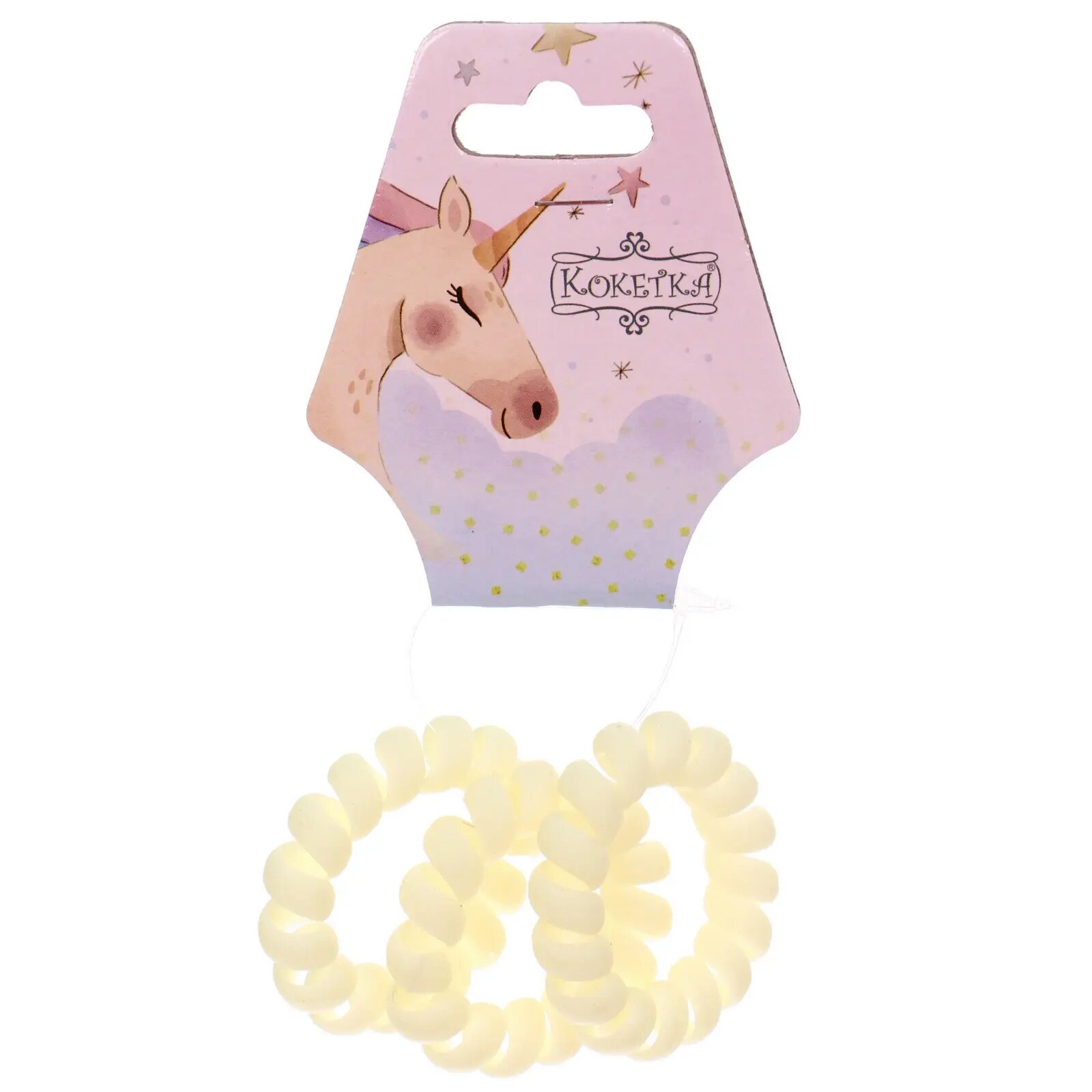 Резинки для волос силиконовые 3шт «ежевика», белые, d-3,8см, мягкие и эластичные