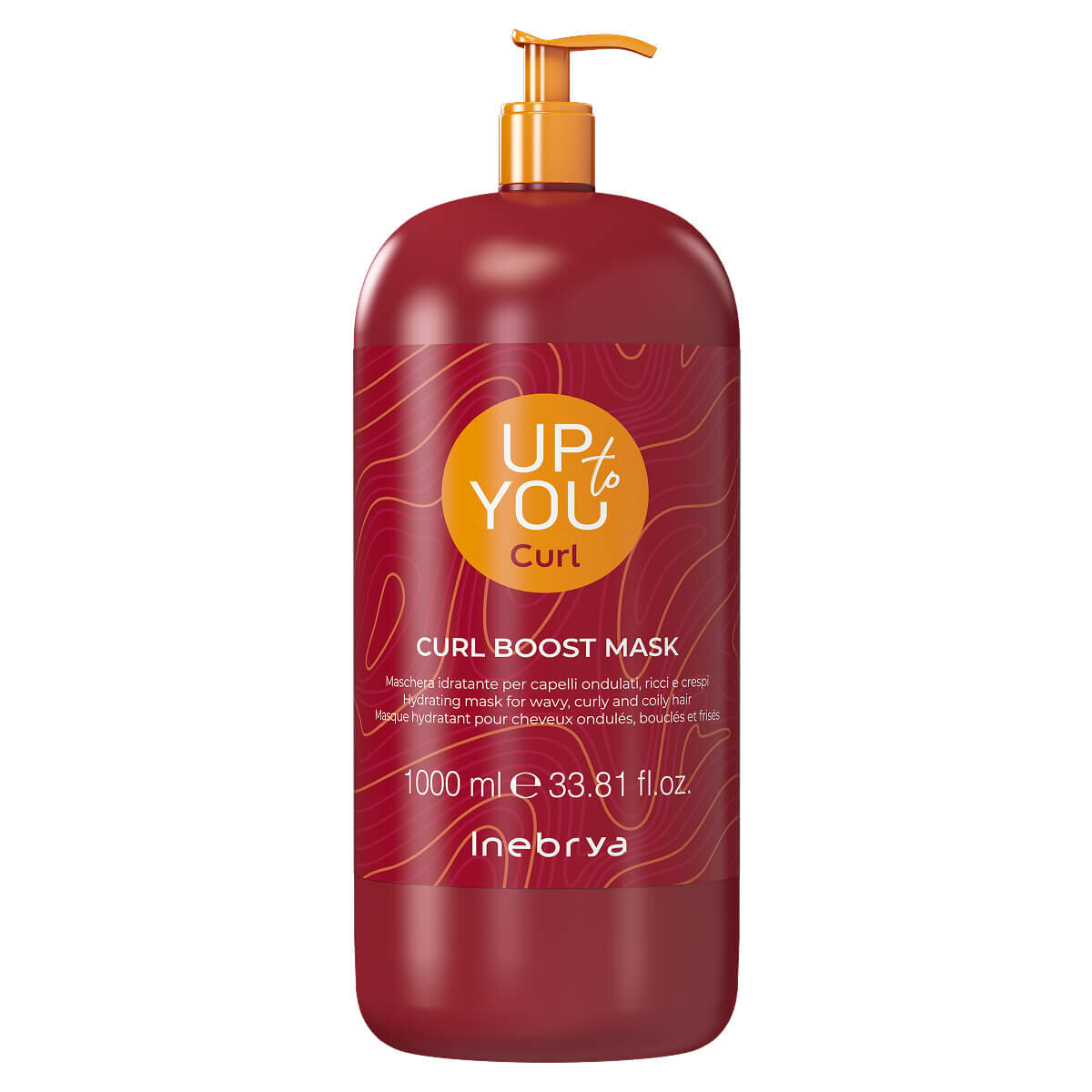 Увлажняющая маска для кудрявых волос Inebrya Up To You Curl Boost Mask, 1000 мл