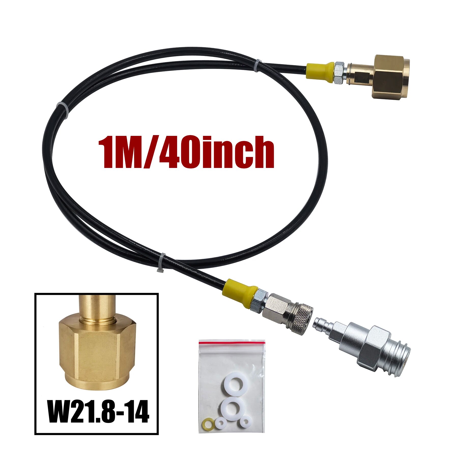 Адаптер CO2 W21.8-14, 1M для газировки