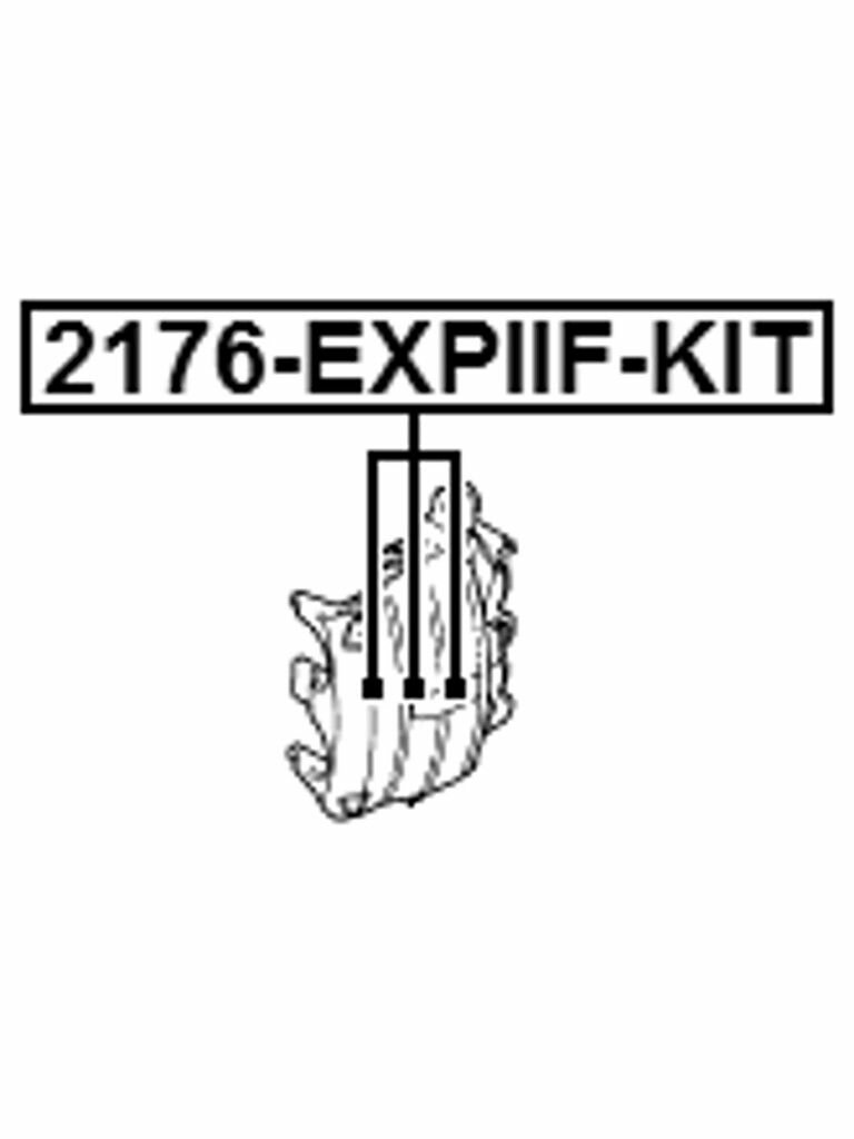 Поршень суппорта тормозного переднего ремкомплект d53.9 LINCOLN, CHRYSLER, FORD, DODGE 2176-EXPIIF-KIT FEBEST.