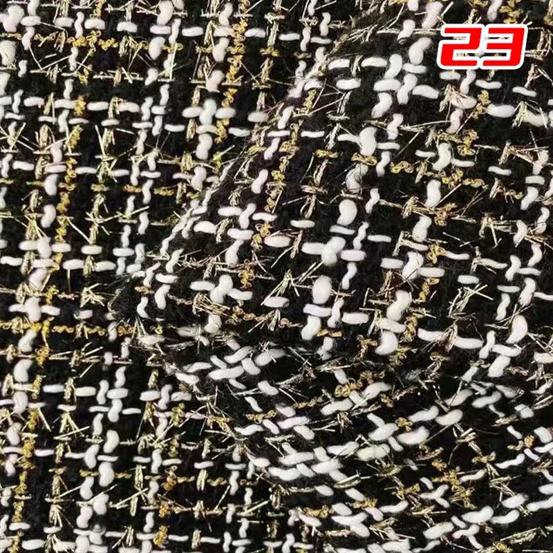 Золотой шелковый ароматный вискозный ткань для шитья 23