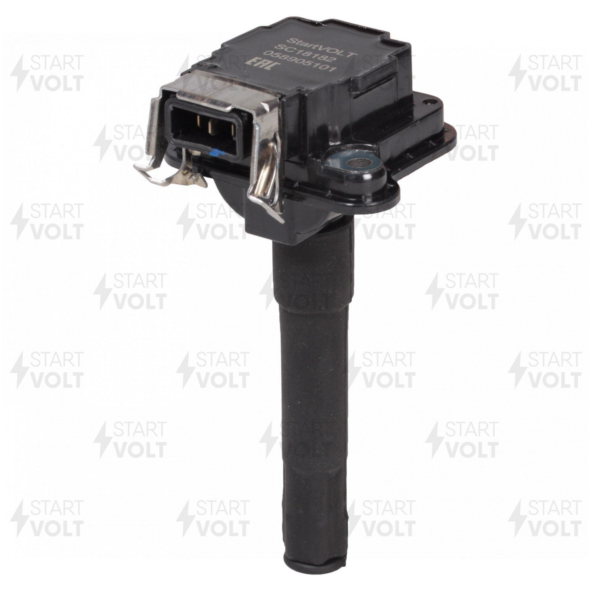 Startvolt катушка зажигания для а/м vag passat (98-)/a3 (98-)/golf iv (97-) 1.8t (sc 18182) sc18182