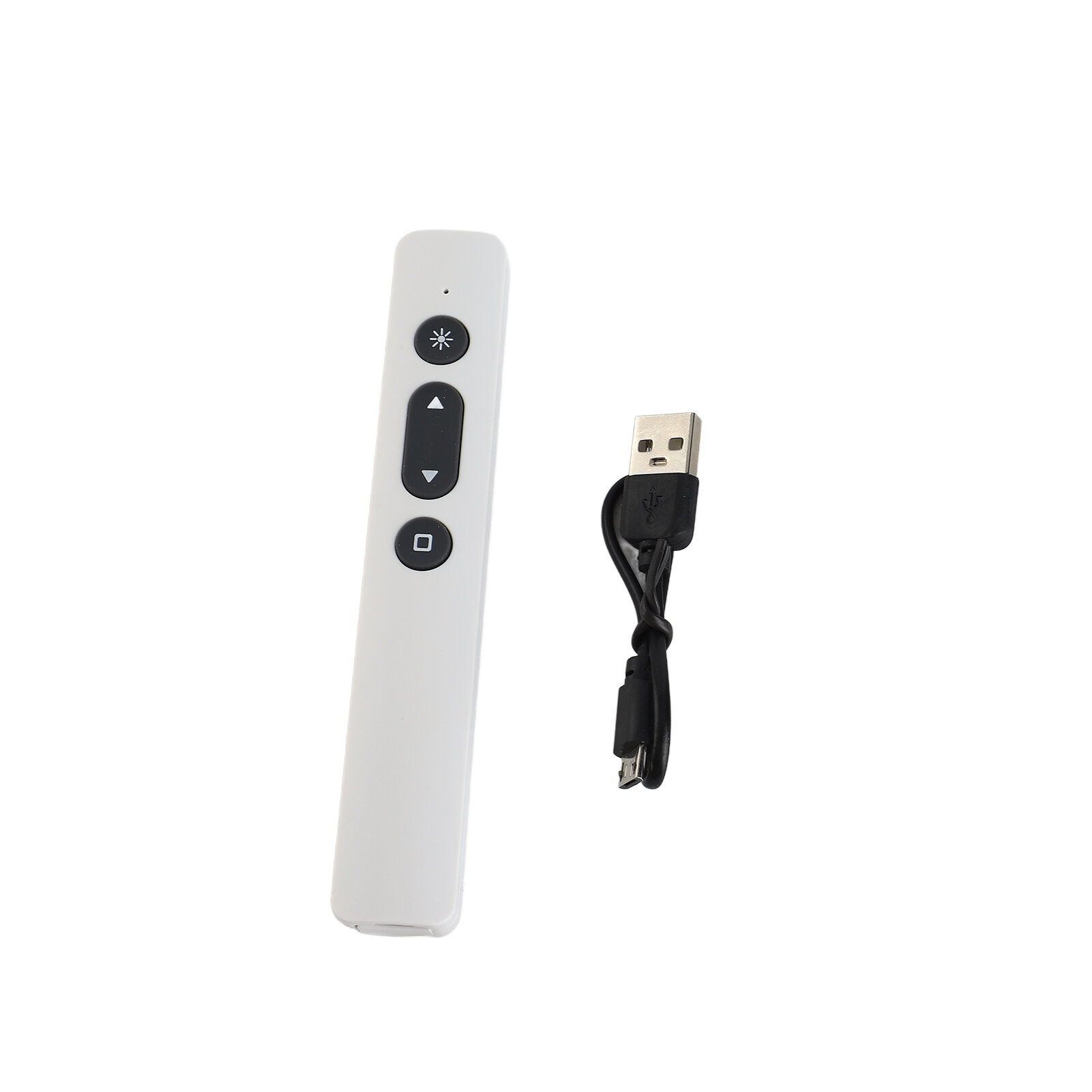 Wireless Presenter Remote Rechargeable USB Presentation Clicker 2.4GZ Slide Advancer for Computer Laptop