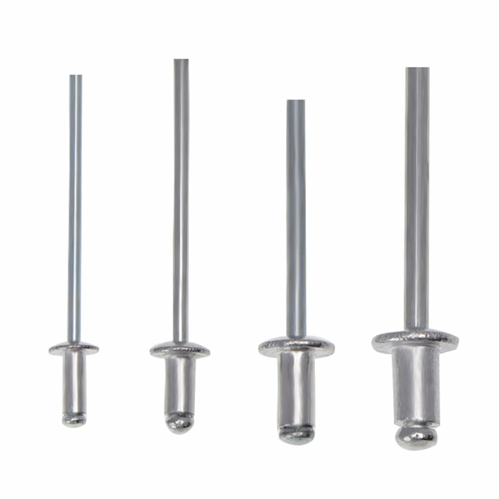 200шт набор алюминиевых заклепок 2.4-4.8мм для авторемонта