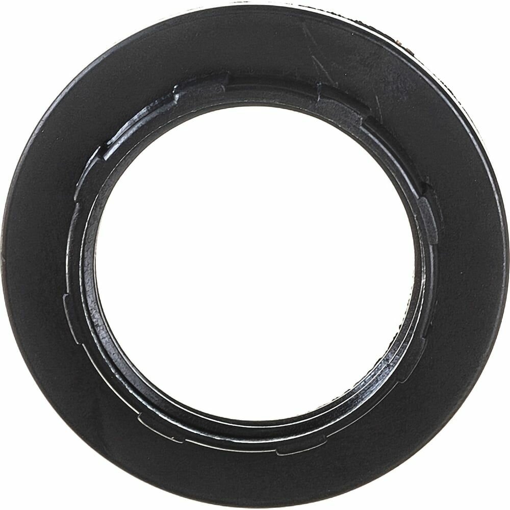 Кольцо к патрону E14 пластик черн. IEK EKP20-02-02-K02