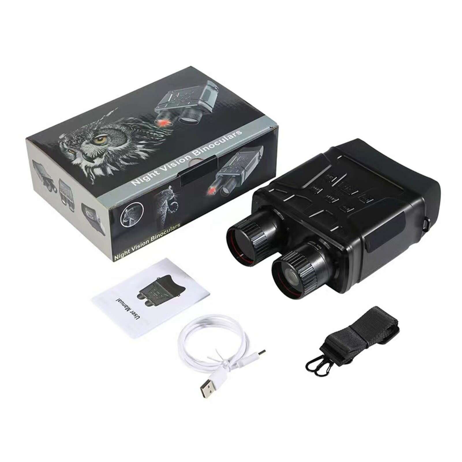 Бинокль ночного видения HD с цифровым зумом, дневной/ночной режим