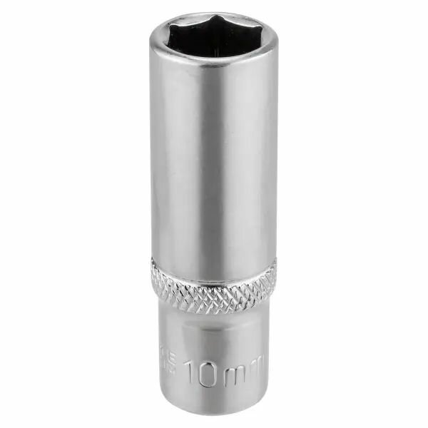 Головка ROCKFORCE LIGHT торцевая, глубокая, шестигранник 10 мм, 1/4"