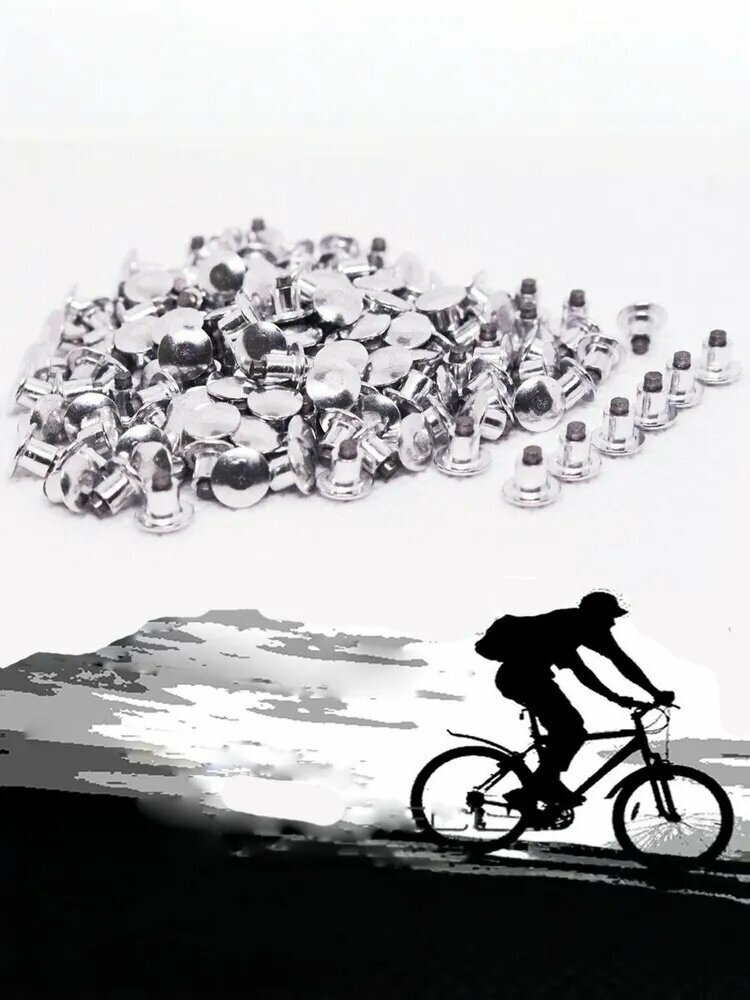 6.5mm Глубокие Зимние велосипедные шипы для противоскольжения Винтовые шипы