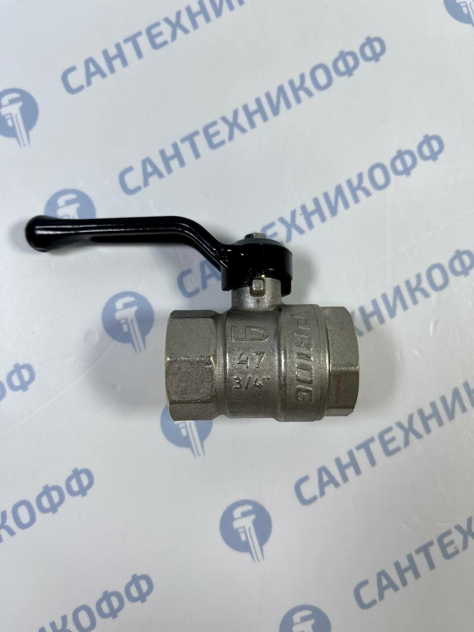 Кран шаровый 3/4"ВВ LD Pride ручка 47.20. В-В. Р (LD 47.301.20)