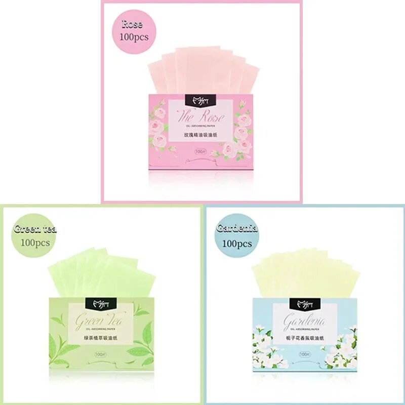 Матирующие ватные подушечки для лица 300PCS 01-03-04