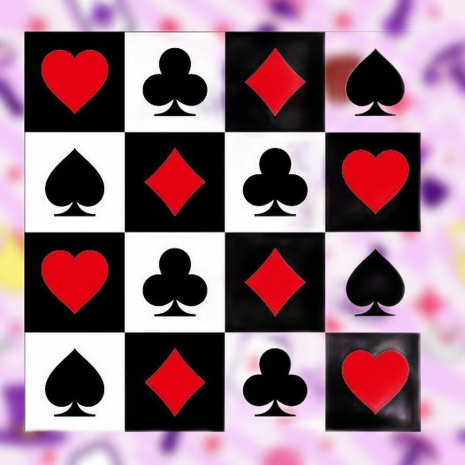 Салфетки Алиса в стране чудес Масти 33см 12шт