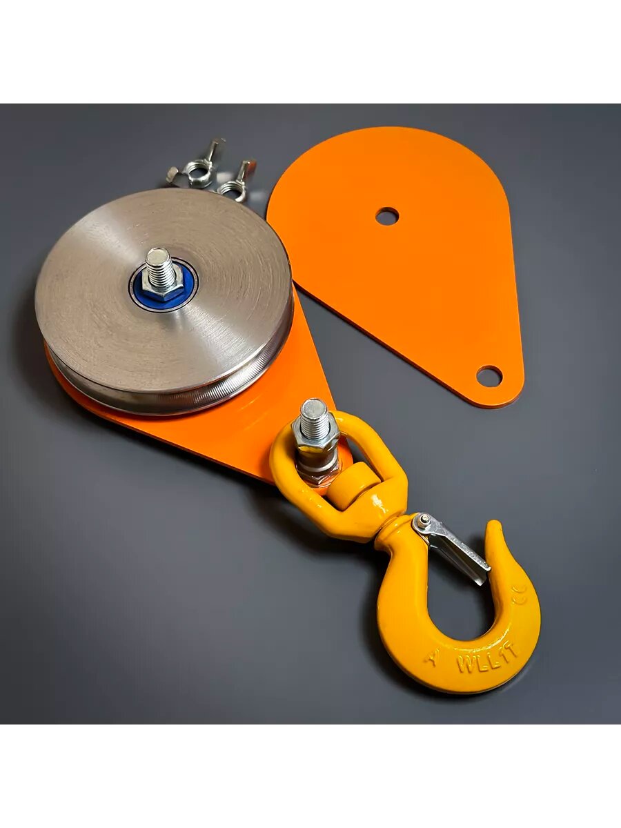 Блок ф120 мм с крюком