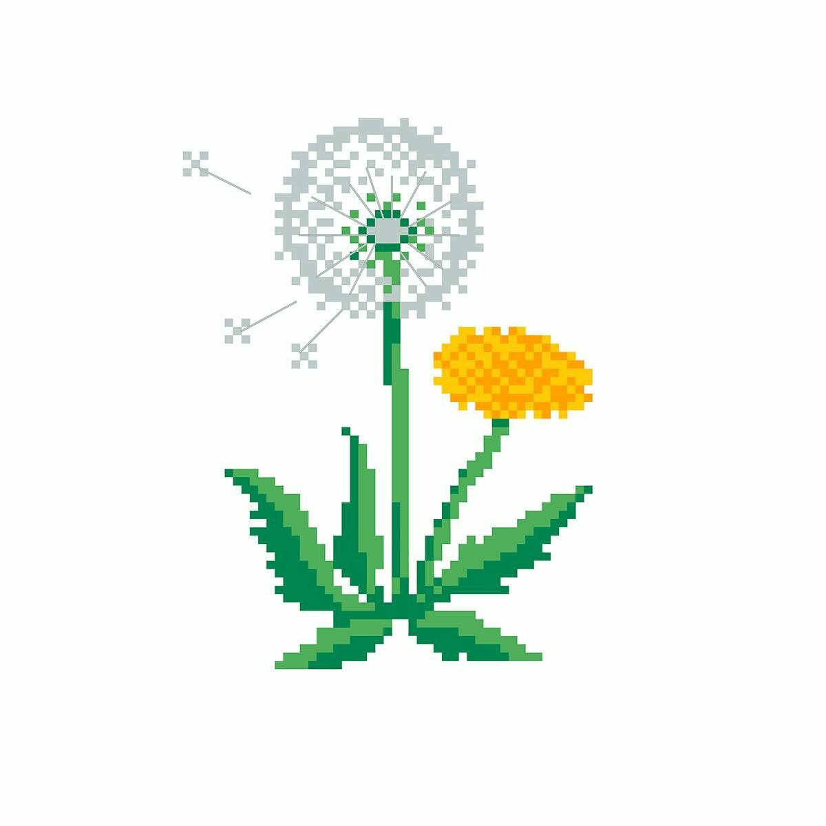 Набор для вышивания Hobby&Pro "Одуванчик", 19х18 см, 235