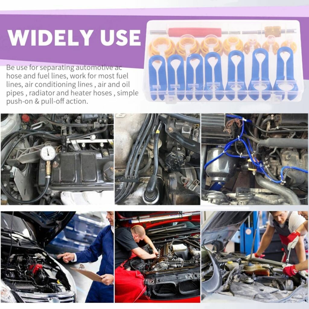 Набор из 16 частей, воздуховод автомобильного кондиционера, инструмент для разборки труб, разборки, комплект ремонта кондиционера