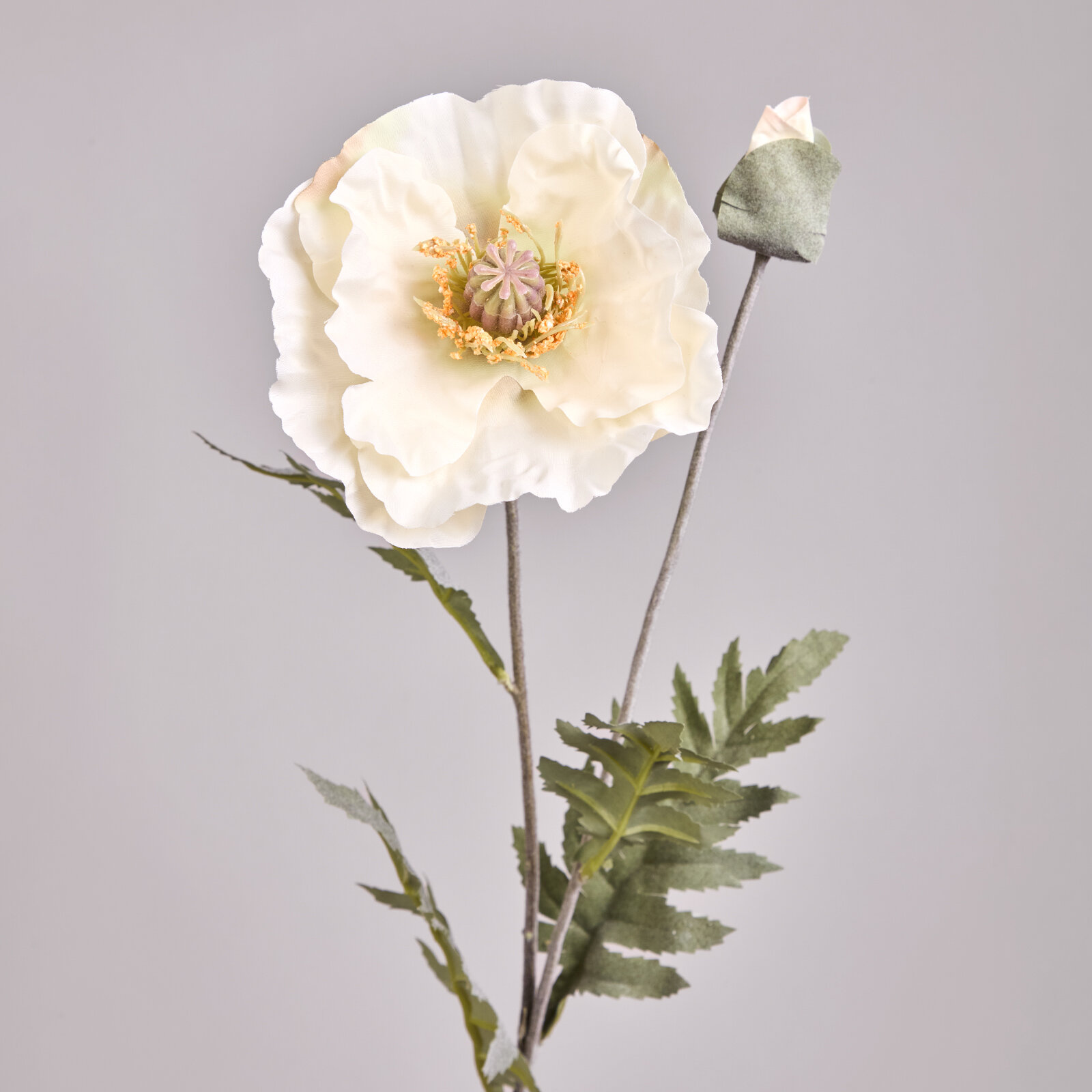 Цветок искусственный мак высота=72см. KSG-287-570