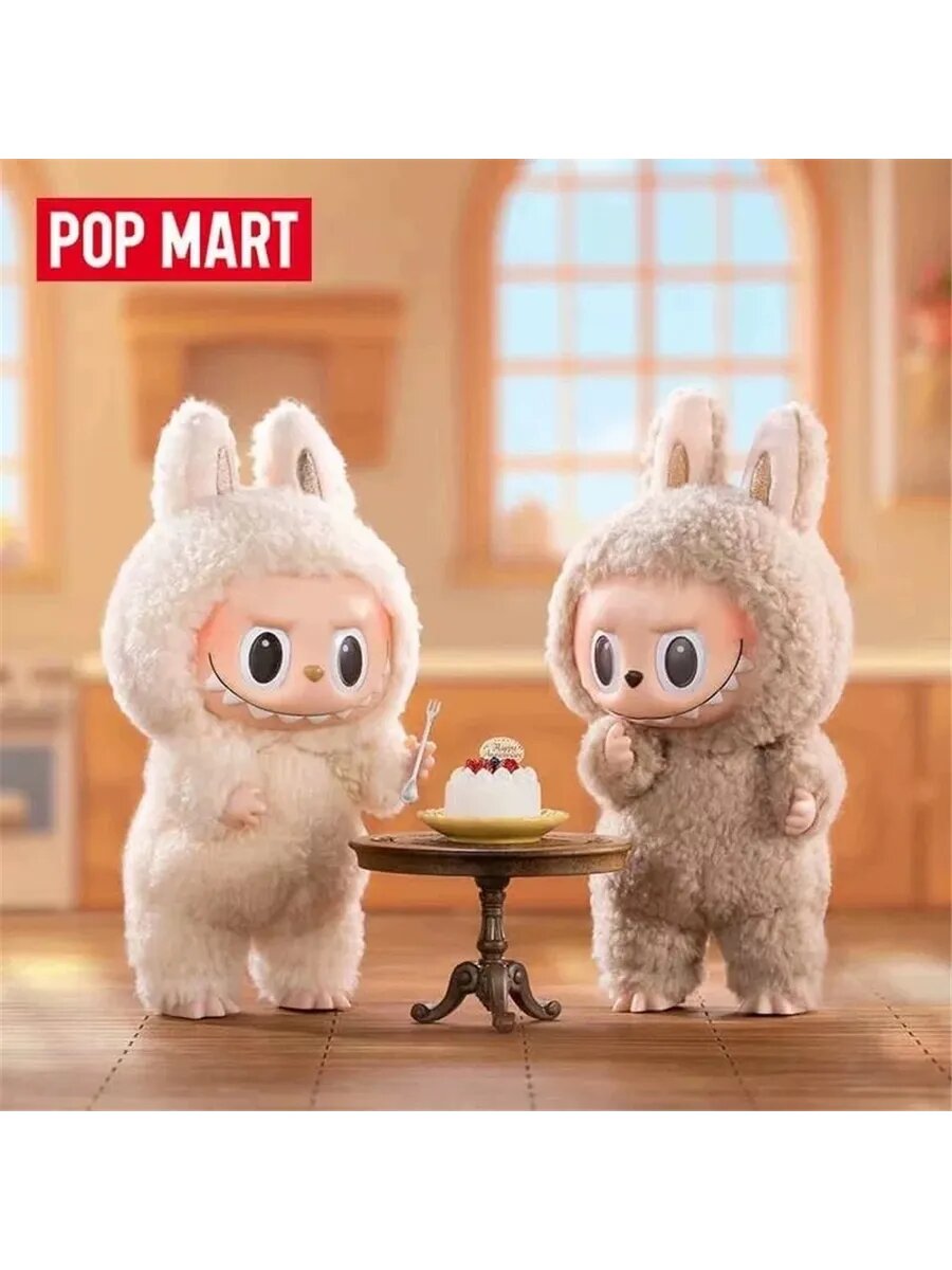 POP MART LABUBU лабубу 1.0 tasty macarons Series Глухой ящик