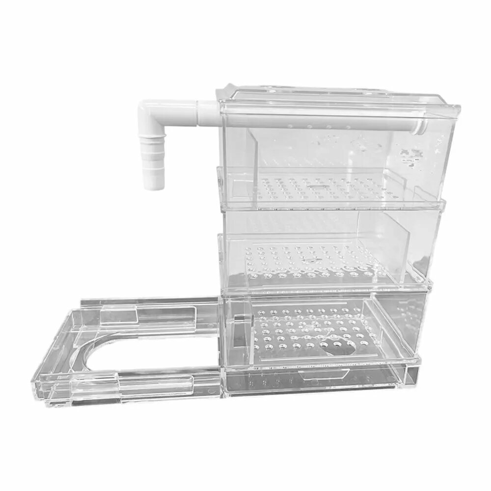 Внешний аквариумный фильтр-бокс с капельным потоком, бесшумный, многослойный, для чистой воды в аквариуме