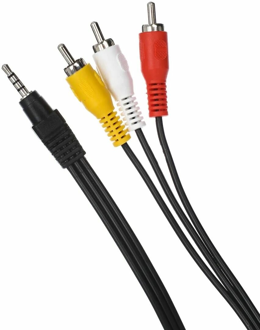 Кабель соединительный Telecom 3.5 mm jack - RCA x3, кабель аудио-видео тюльпан