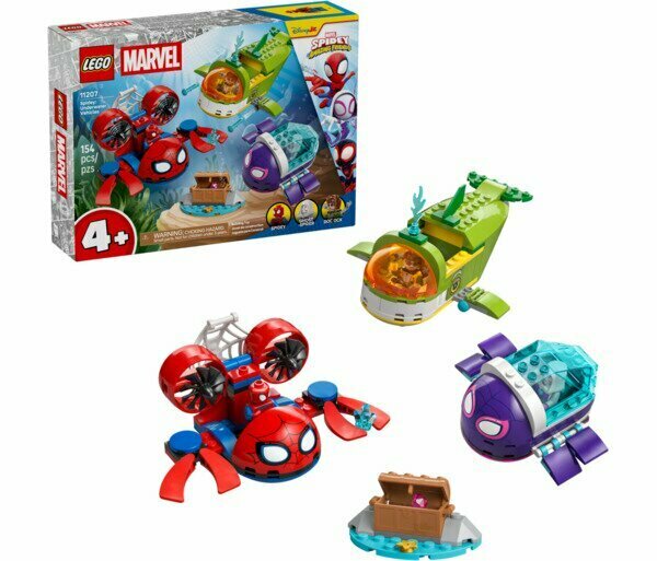 Конструктор LEGO Marvel 11207 Спайди: Подводные транспортные средства (Lego 11207)