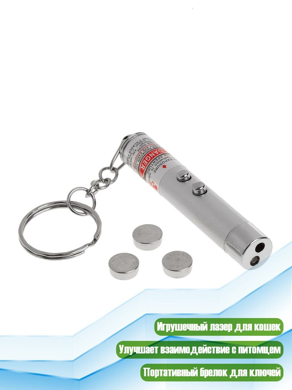 Лазерная указка для кошек, Серебро