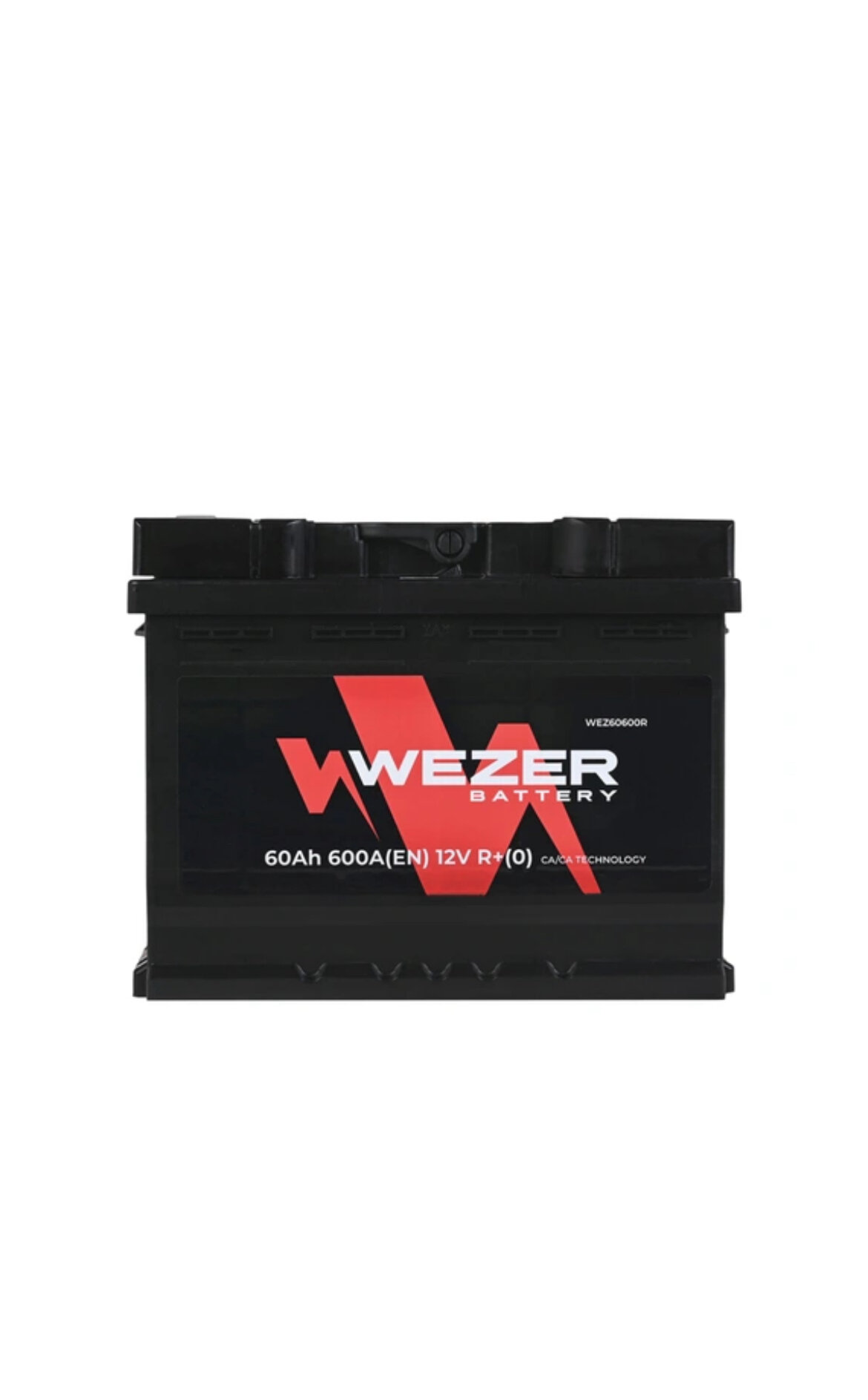 Аккумулятор WEZER WEZ60600R, 60Ач, 600А, 242х175х190мм, обратная полярность