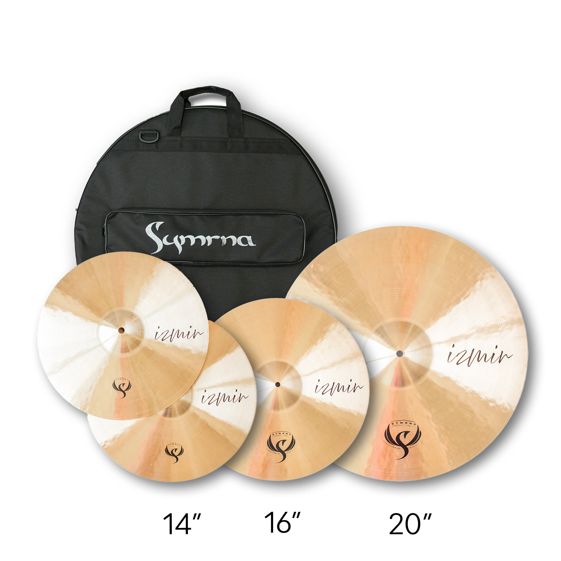 Тарелки для ударных Izmir Basic Set Symrna Cymbals (14", 16", 20")