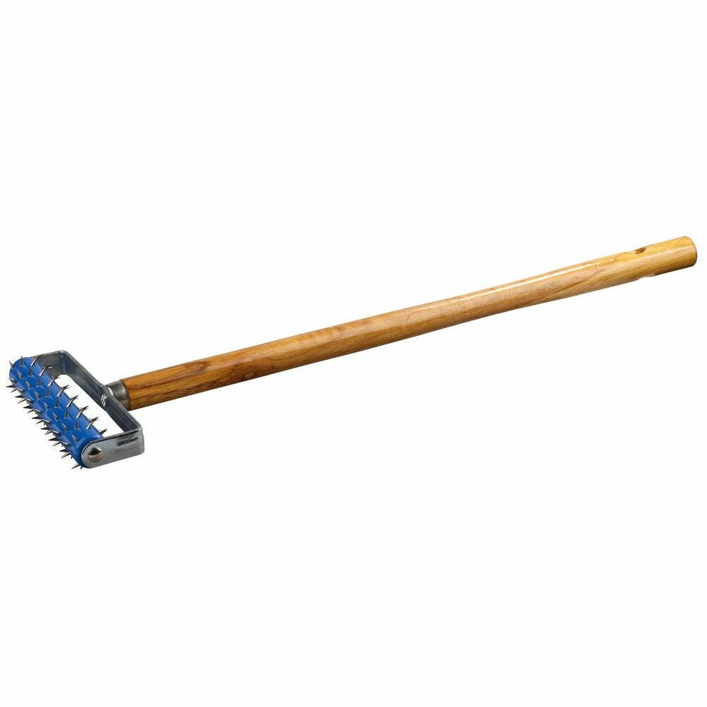 Валик игольчатый STAYER Professional, для гипсокартона, 32х150 мм, ручка 500 мм, металлические иглы, в сборе