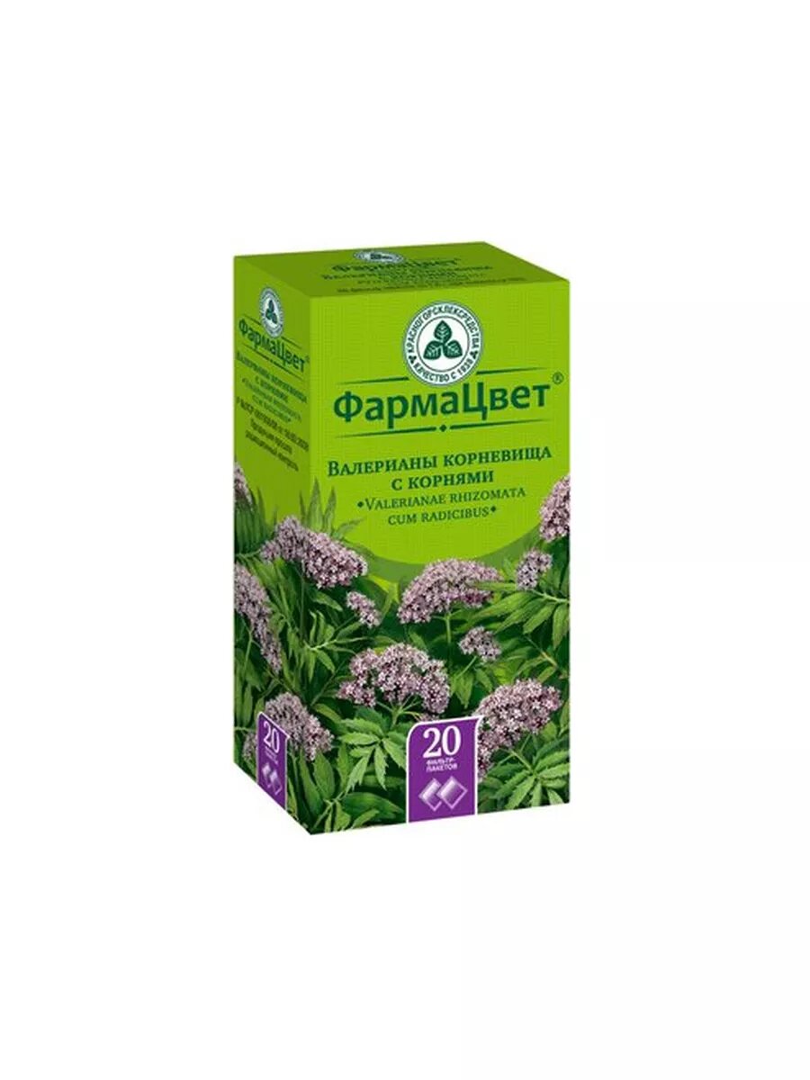 Валериана корневища с корнями фильтр-пакеты 1,5г №20