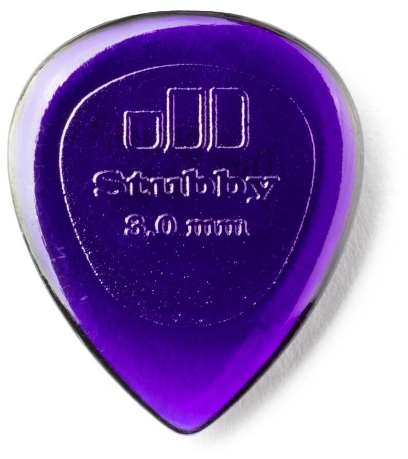 474P3.0 Stubby Jazz Медиаторы 6шт, толщина 3,0мм, Dunlop