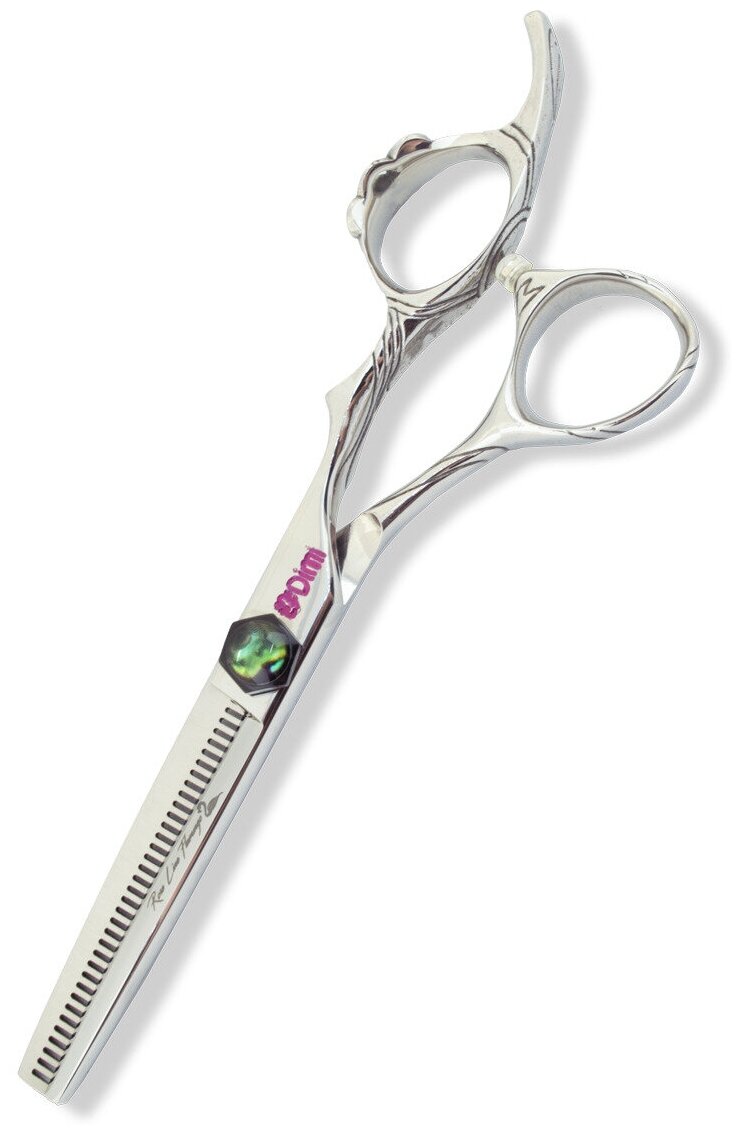 Dimi Flamingo Rose Line 108-536Green ножницы филировочные для груминга