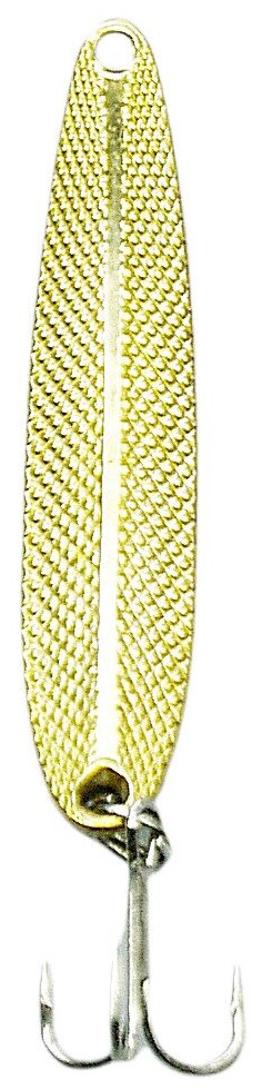 Блесна 'Golden River' - Шведский Прыщ (Swedish Pimple) нарезка, 20 грамм, 70 мм, золотой