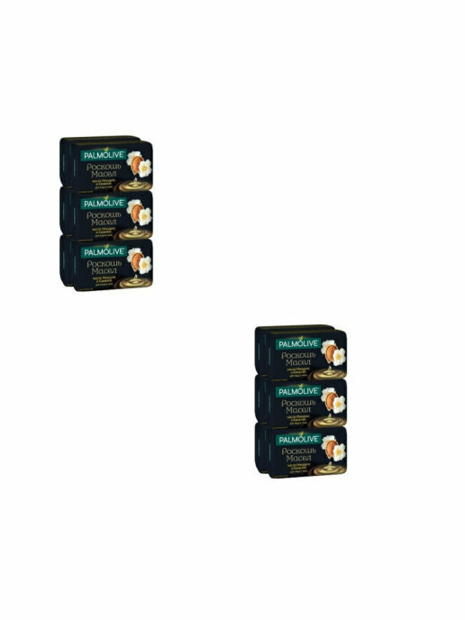 Мыло туалетное Palmolive Роскошь масел, с маслом миндаля и камелии, 90 г х 12 шт