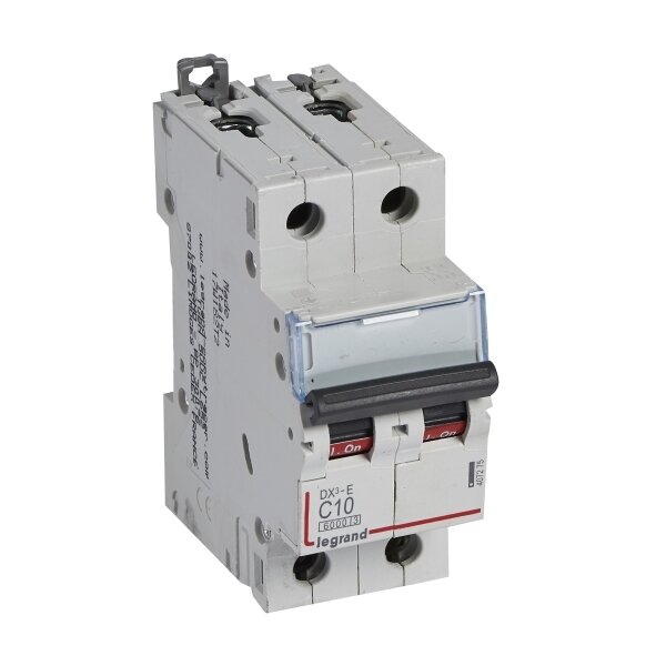 Автоматический выключатель Legrand DX3-E 2P 10А (С) 6000/6kA