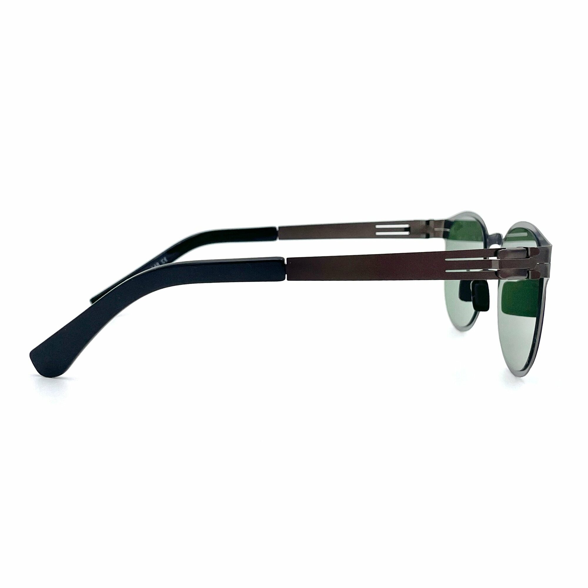 Солнцезащитные очки Smakhtin'S eyewear & accessories, зеленый, коричневый — фото 1